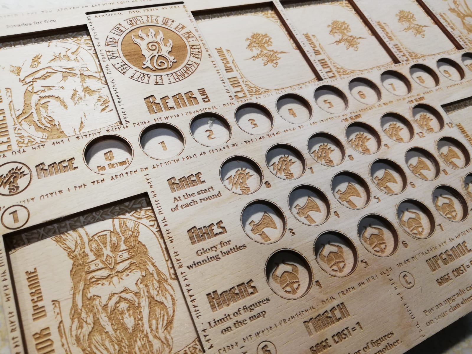 Blood Rage Player Tray Dashboard Deluxe Edition - Etsy