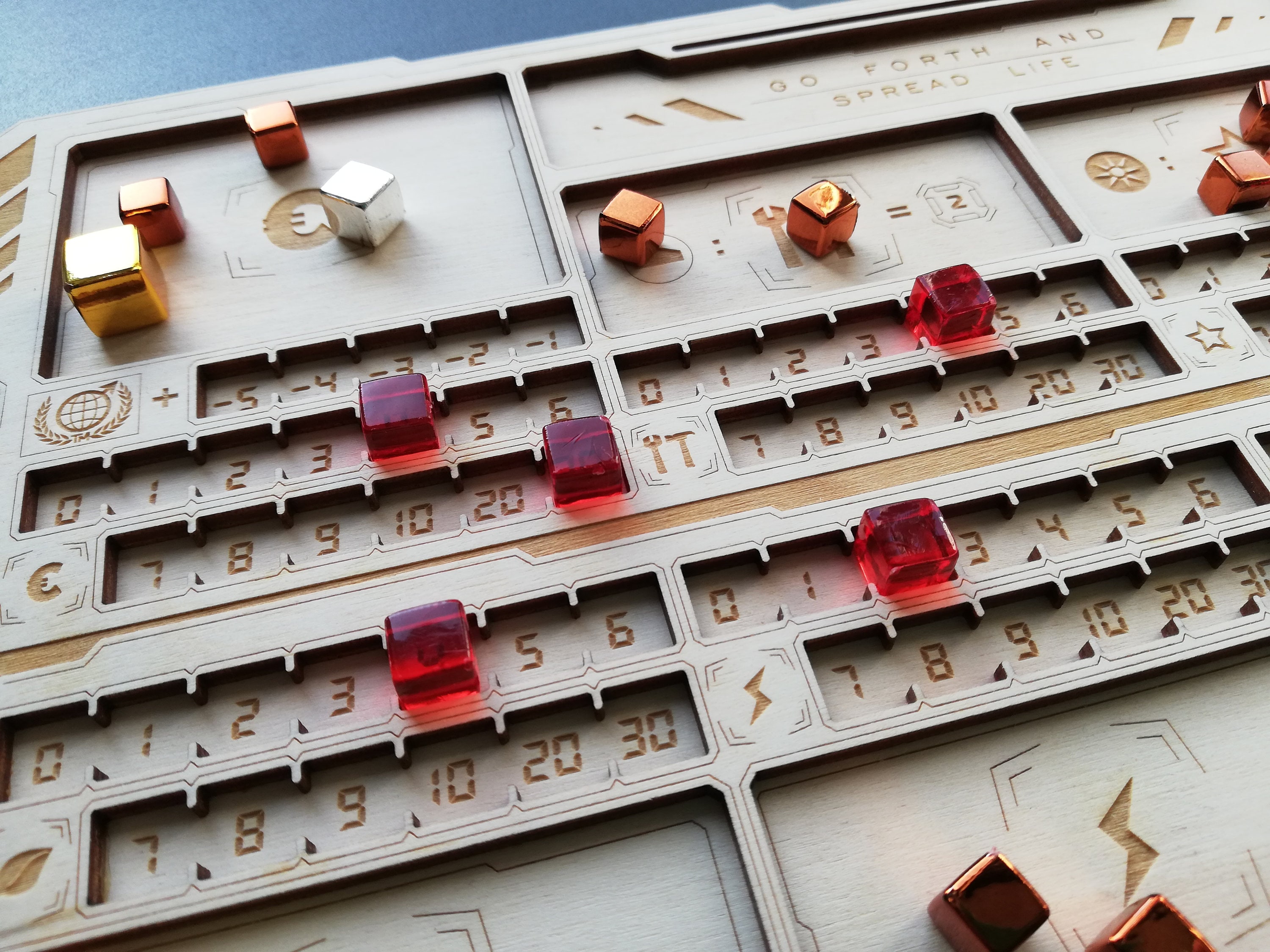 Terraforming Mars Player Tray Dashboard Deluxe Edition | Etsy Canada