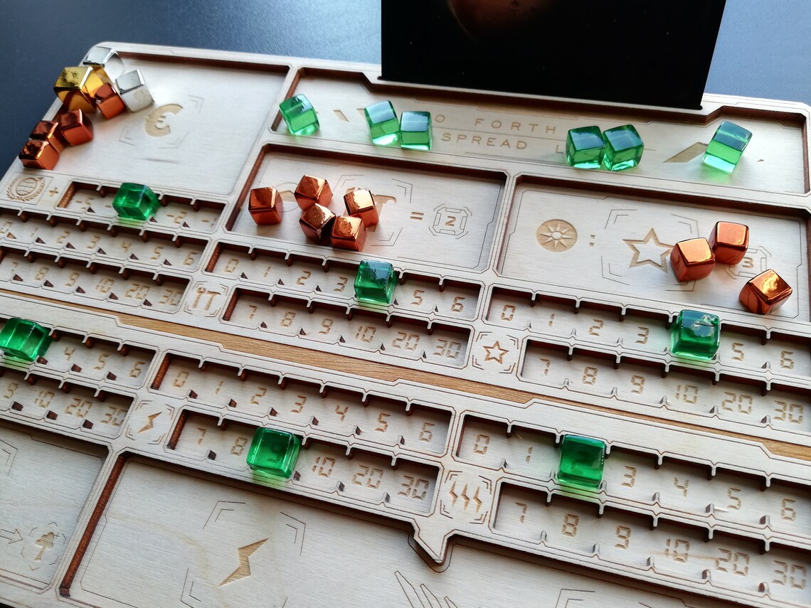 Terraforming Mars Player Tray Dashboard | Etsy