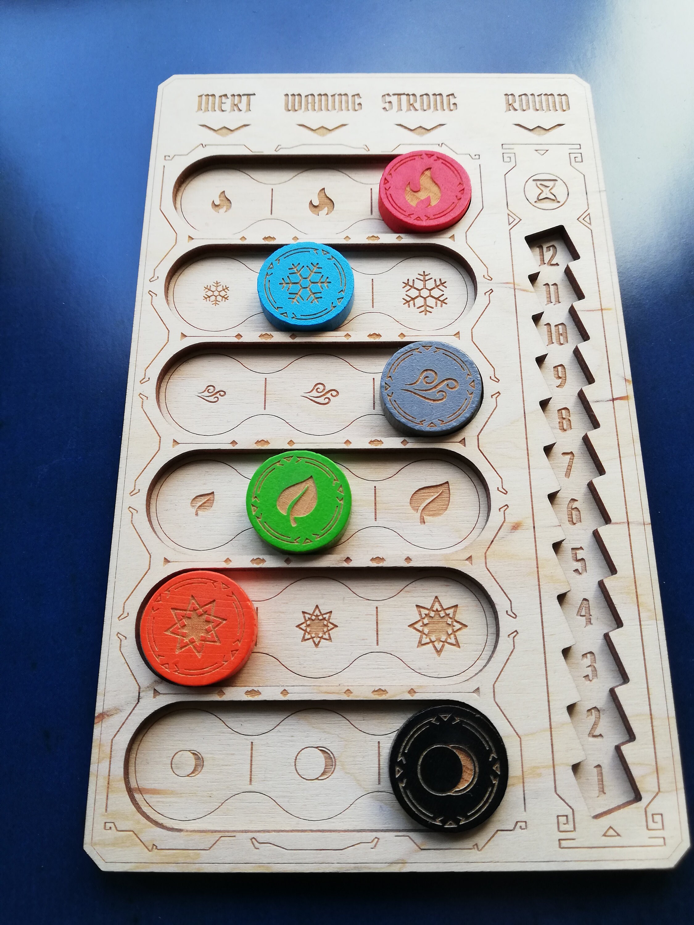 Gloomhavenfrosthaven/jaws of the Lion Elements Tokens - Etsy