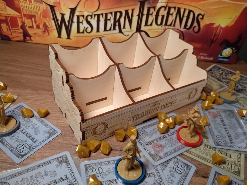 Trading Post / Traveling Trader Stand for "western Legends" Board Game ...