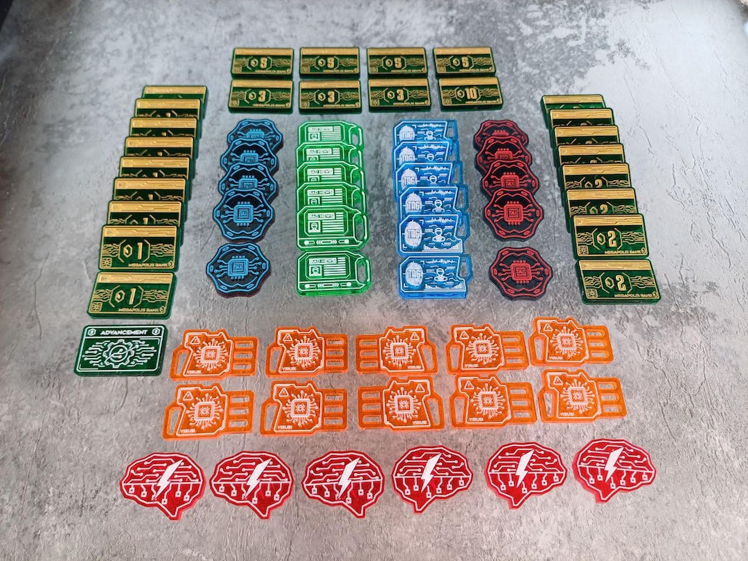 Android Netrunner TCG Token Set - Etsy