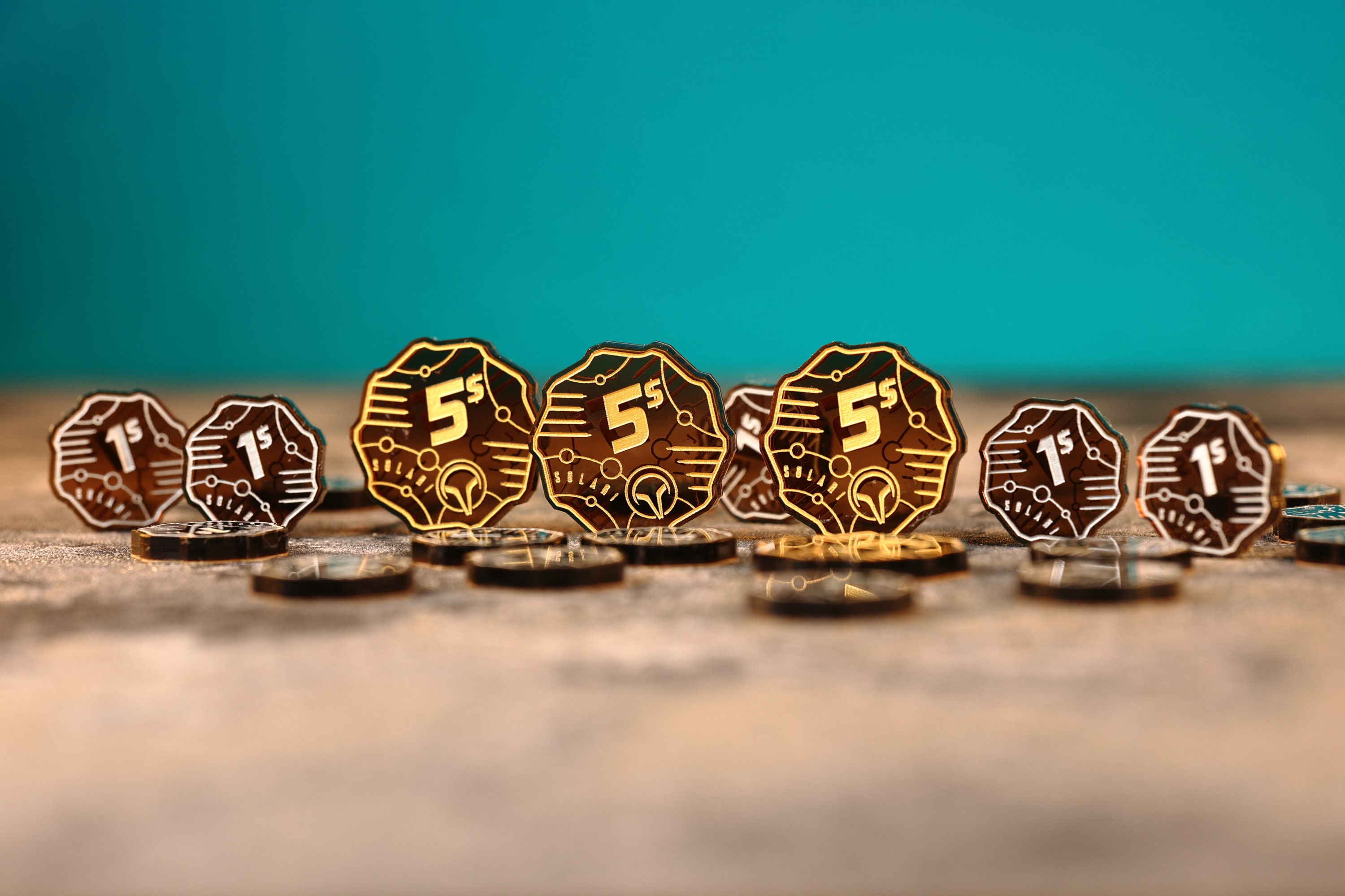 SOLARI Acrylic Token Set compatible With Dune Imperium - Etsy