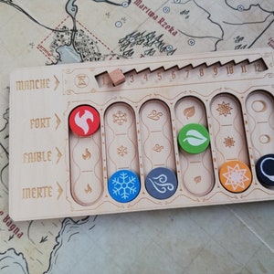 Element Tracker Gloomhaven/frosthaven - Etsy