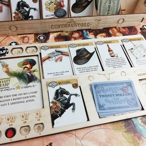 Player Boards for "western Legends" Board Game (dashboards, Trays) - Etsy