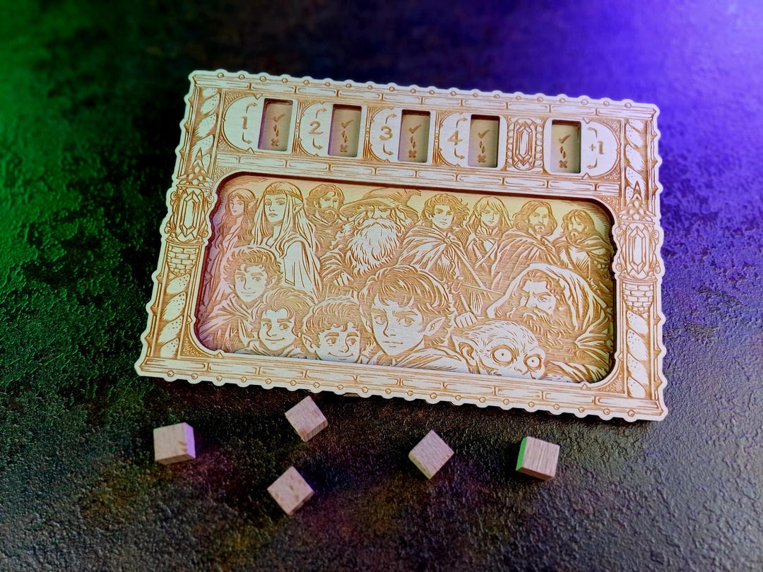 LOTR Action Counter | Fate of the Fellowship - Etsy