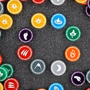 Spirit Island Elements Acrylic Token Set – 64 Pcs - Etsy