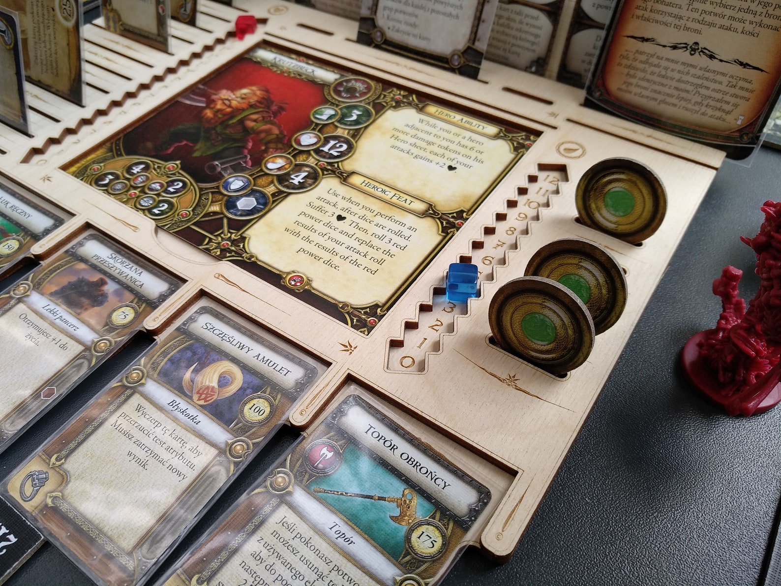 Descent 2nd Edition Player Dashboard / Playerboard - Etsy