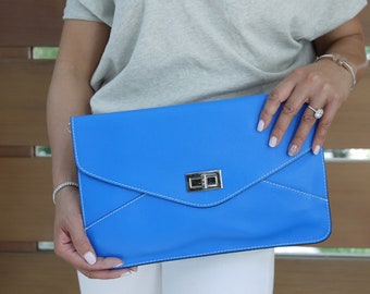 Leather envelope | Etsy