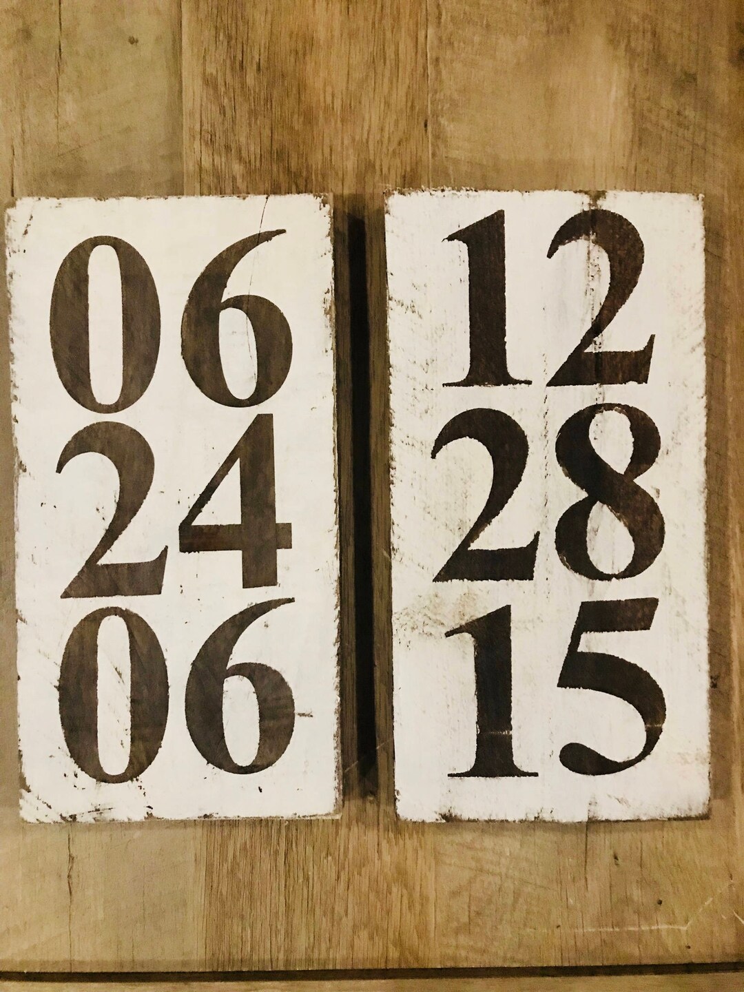 Custom Date Signs - Etsy