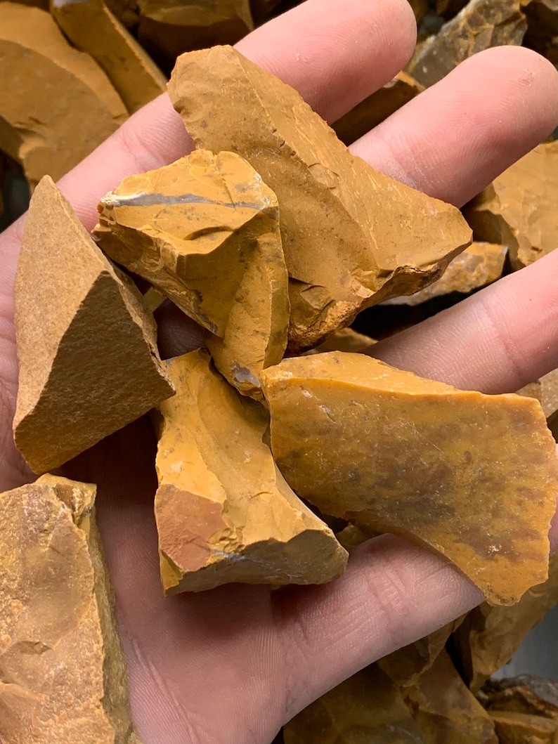 Rough Yellow Jasper Natural stone | Etsy