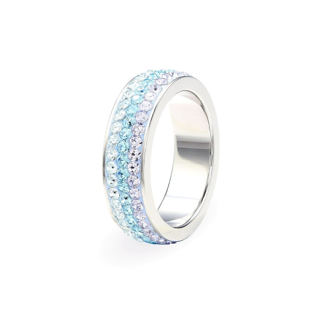 Light Blue Sapphire Ring for Women • Sparkly Blue Crystal Ring • Unique ...