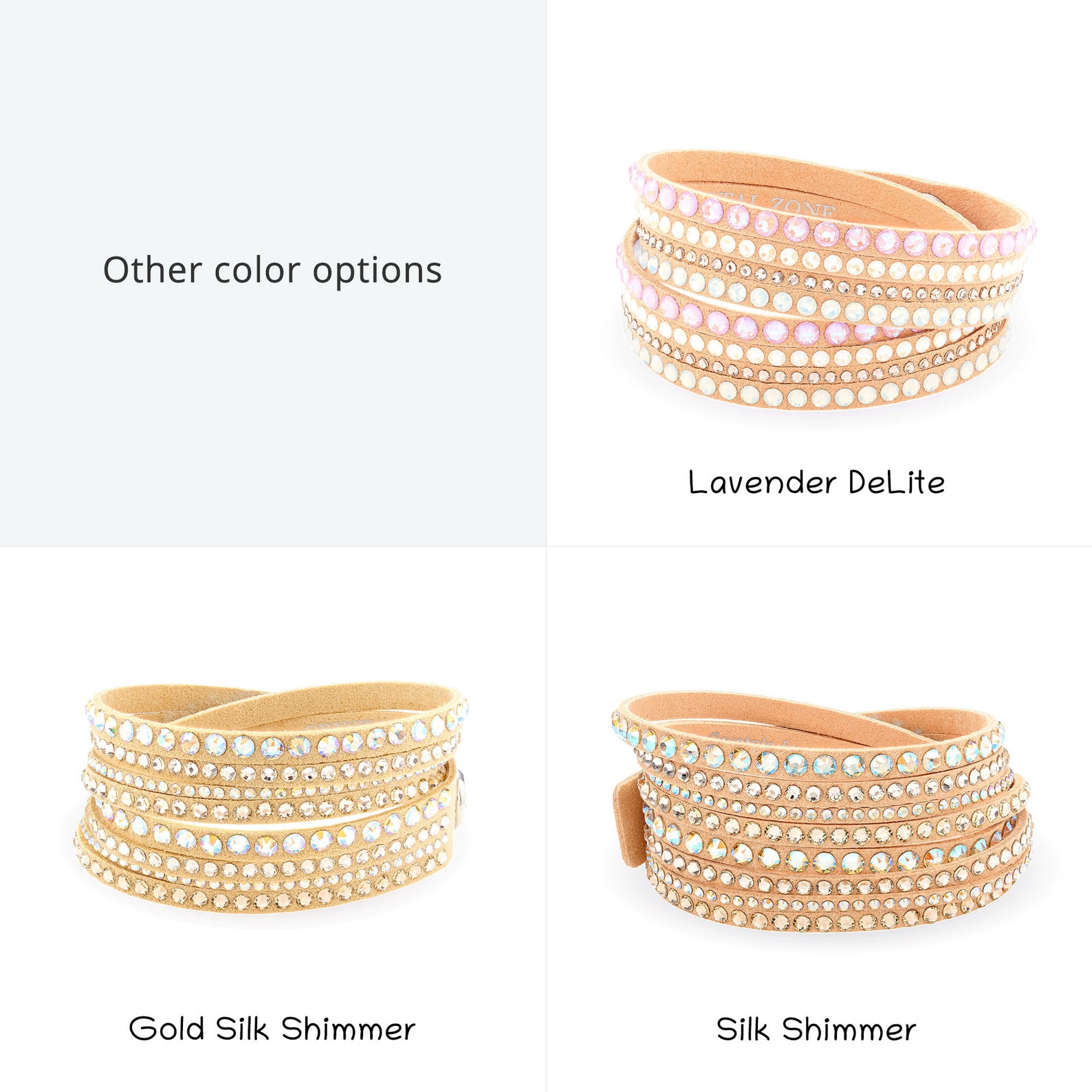 Swarovski Slake Bracelet Adjustable Multi Wrap Bracelet - Etsy