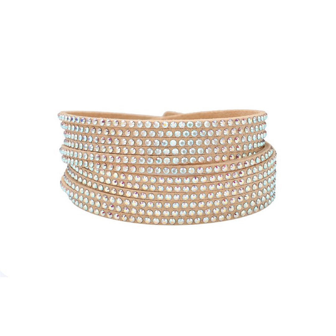 Swarovski Slake Bracelet Adjustable Wrap Bracelet Multistrand Bracelet ...