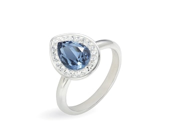 Ocean Blue Ring - Etsy