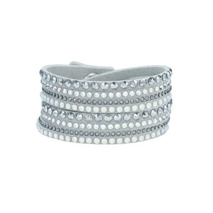 Swarovski Slake Bracelet Adjustable Multi Wrap Bracelet - Etsy