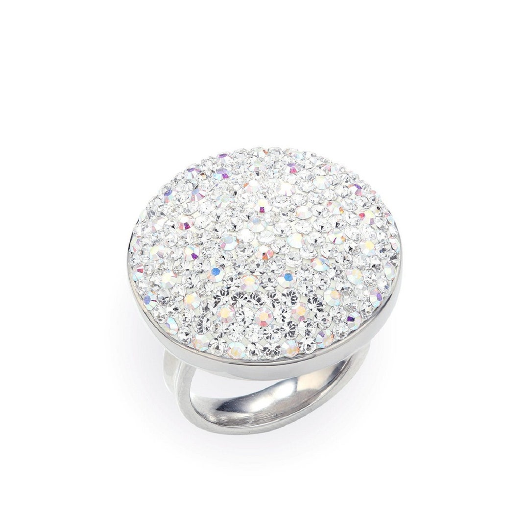 Sparkly Ring With 220+ Crystals • Statement Ring for Women • Big Ring ...