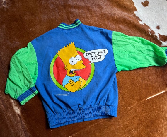 RARE The Simpsons 1990 Vintage BART SIMPSON Kids Wind… - Gem