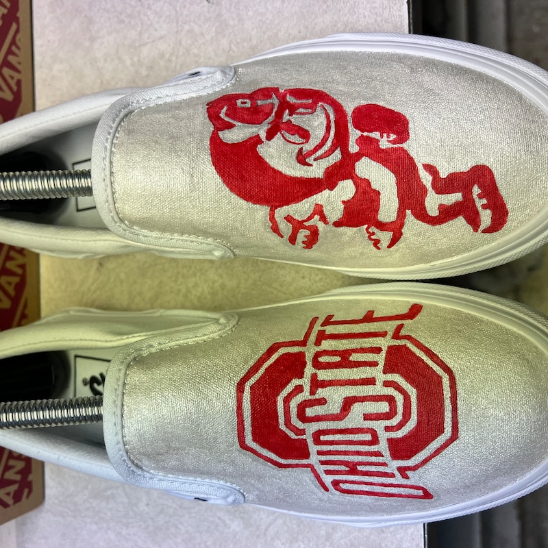 Ohio State Shoes - Etsy