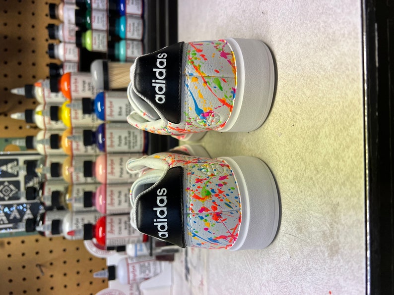 Paint Splatter Adidas Grand Court 2.0 - Etsy