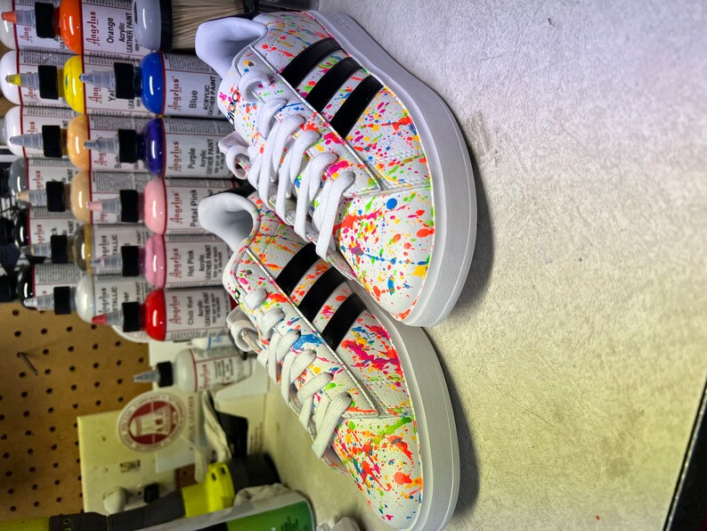 Paint Splatter Adidas Grand Court 2.0 - Etsy