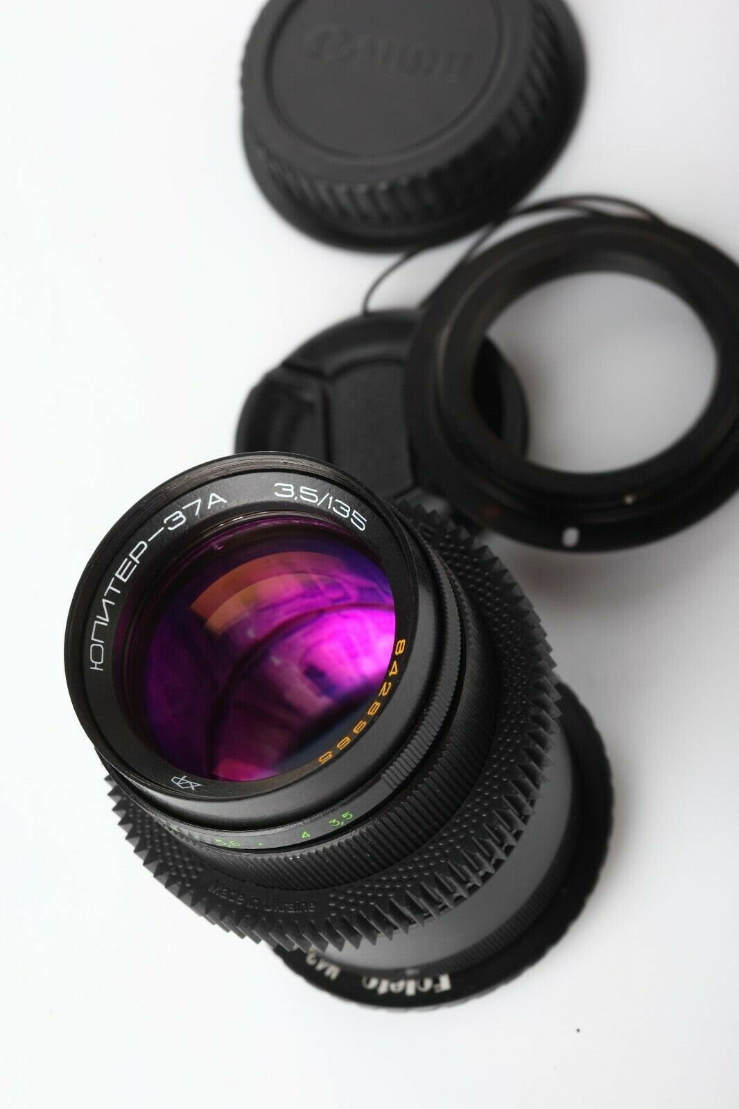 Anamorphic Flare & Bokeh Lens 135 Mm / F3.5 Jupiter 37a Cine CANON EF ...