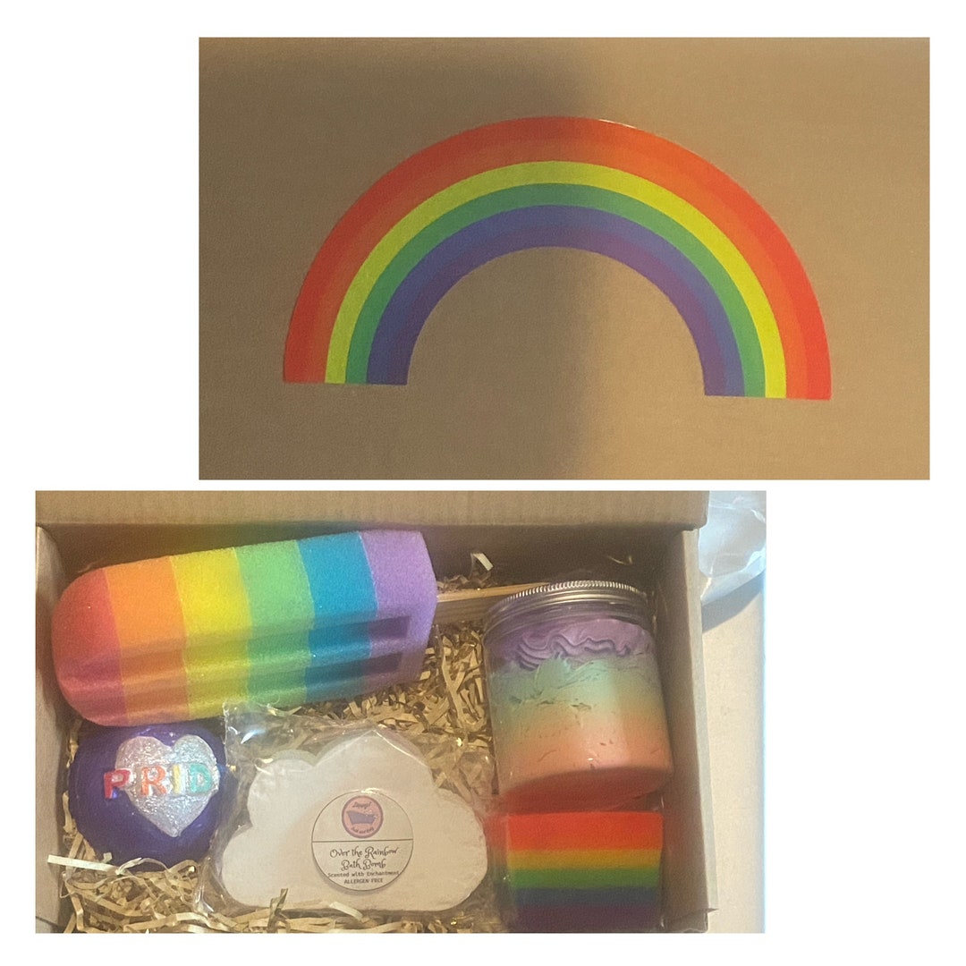 Pride LGBTQ Gift Box Pride Month Bath Bomb Rainbow Soap - Etsy