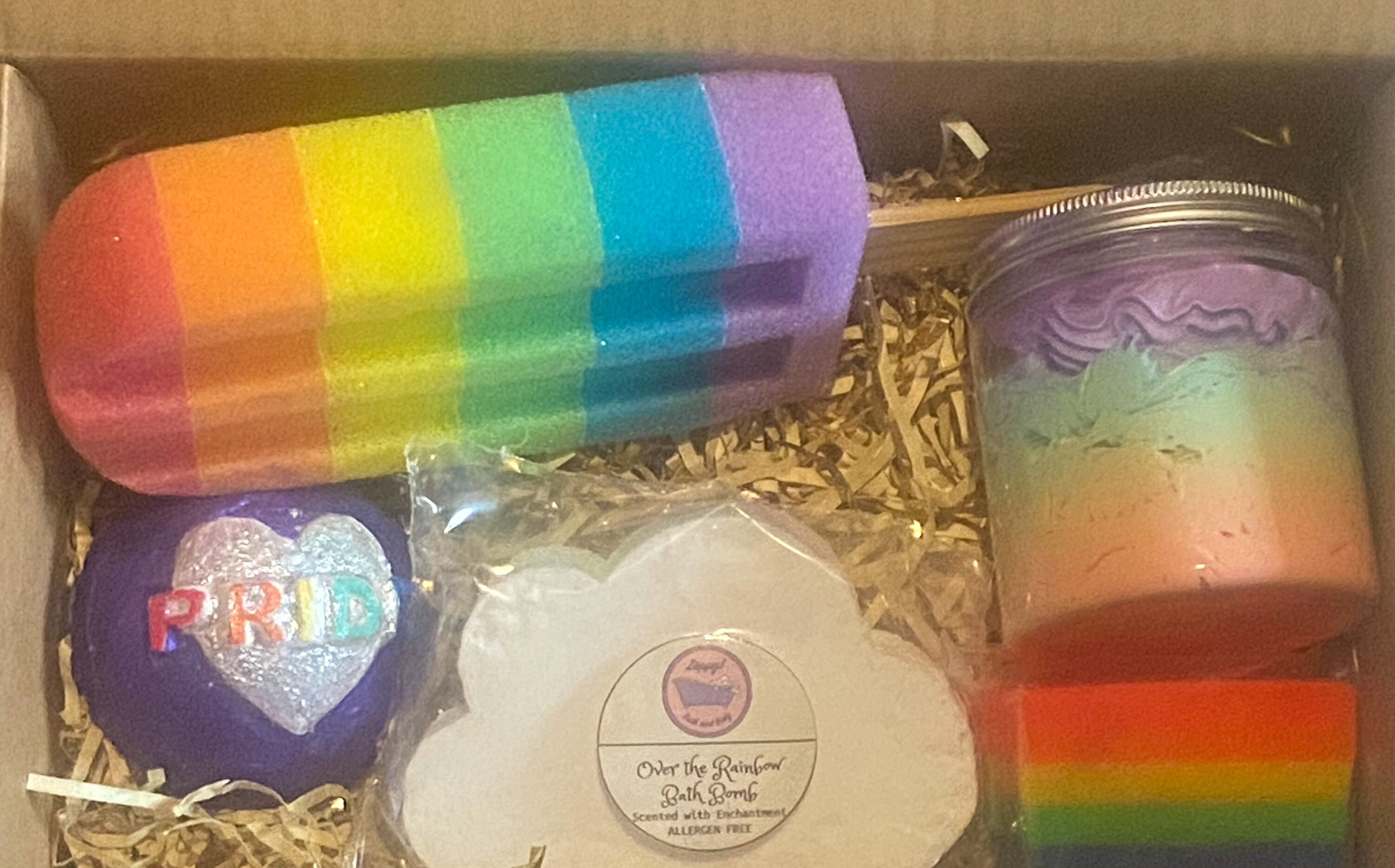 Pride LGBTQ Gift Box Pride Month Bath Bomb Rainbow Soap - Etsy