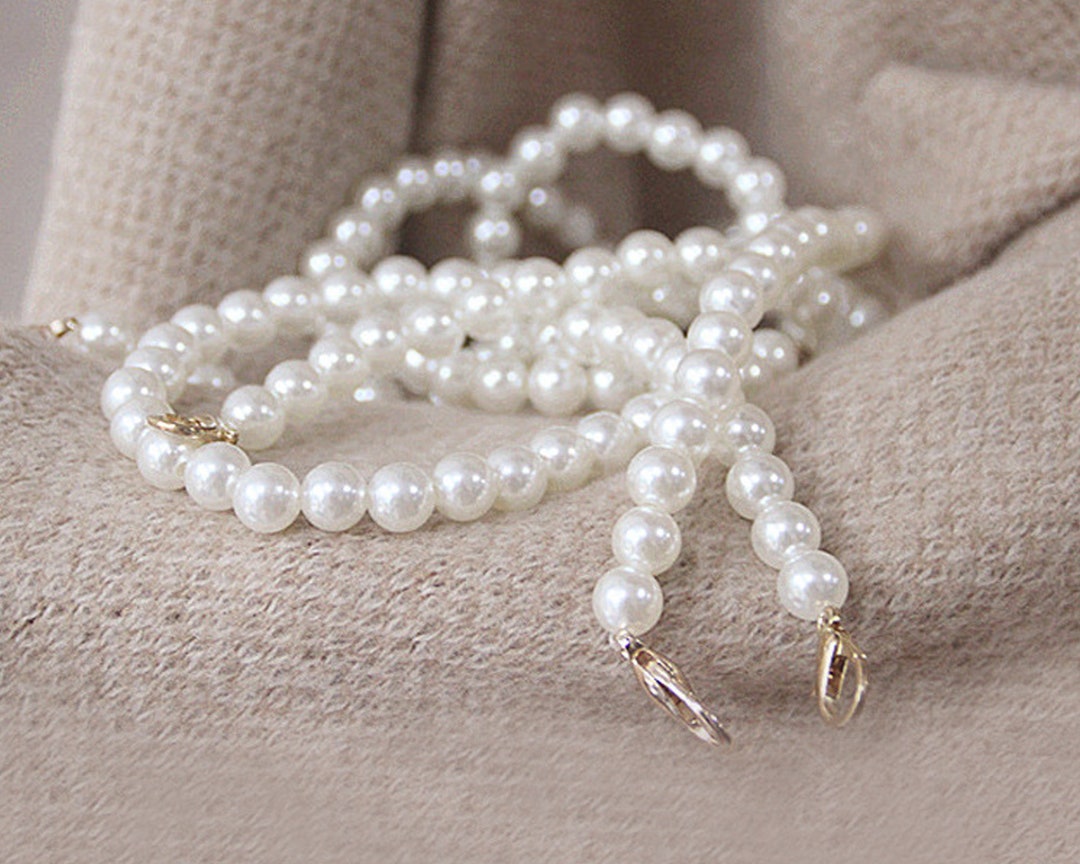 Pearl Purse Chain Handbag Chain-creative Large Pearl High - Etsy