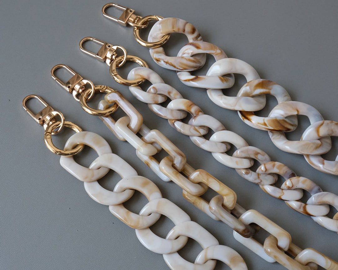 Resin Chainacrylic High Quality Purse Chainmetal Crossbody - Etsy