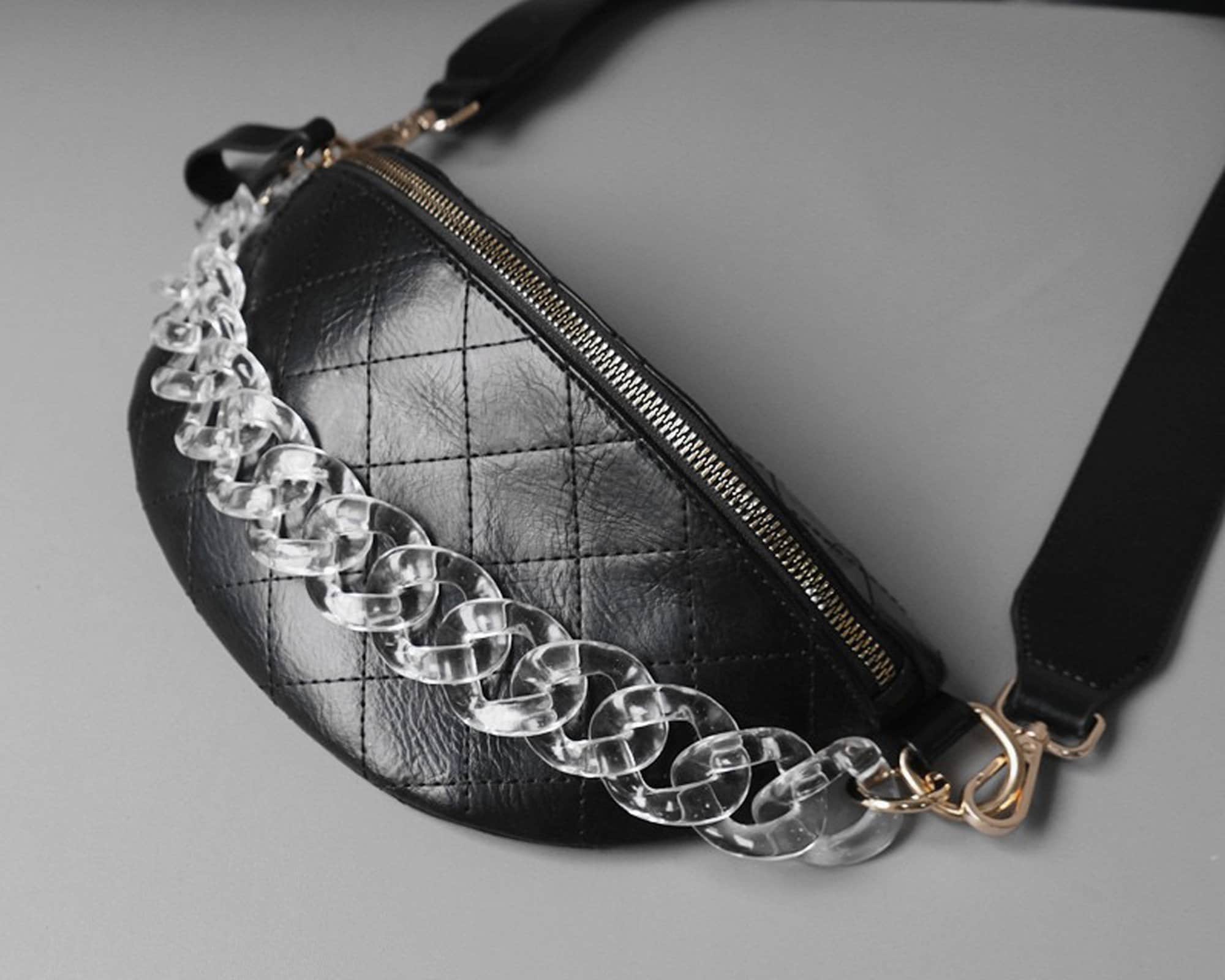 Transparent Acrylic High Quality Purse Chain Metal Bag Chain | Etsy