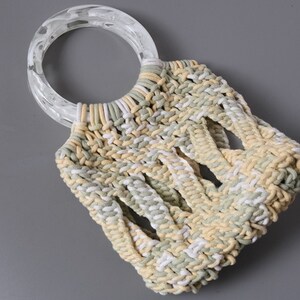 Outer 11.5cm O Ring Style Acrylic Bag/handbag Handle/a Pair Acrylic ...