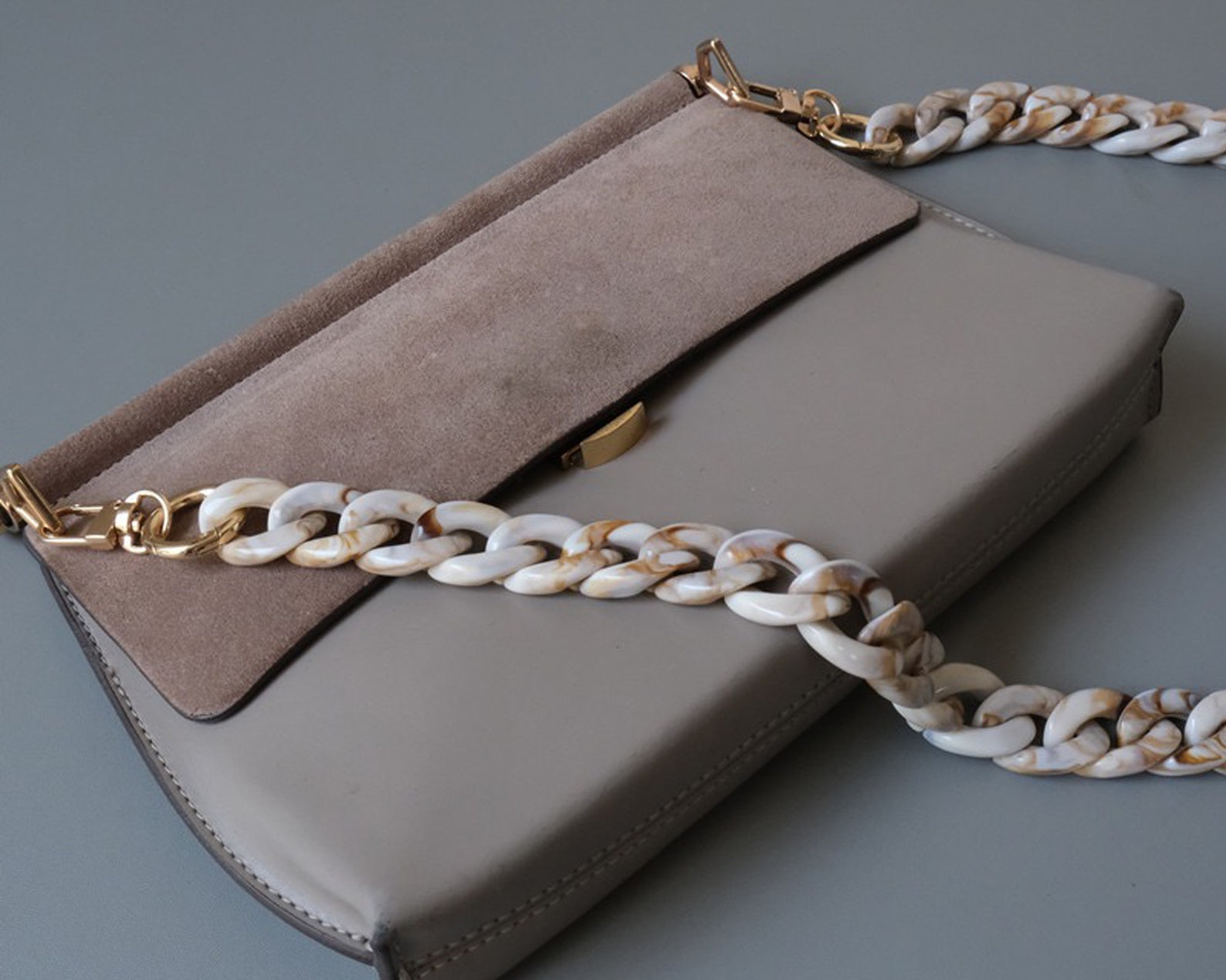 Resin Chainacrylic High Quality Purse Chainmetal Crossbody | Etsy