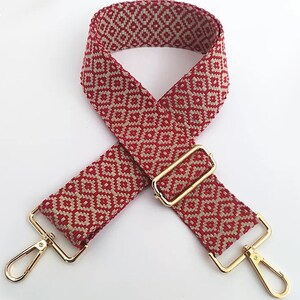 50mm Widthcolorful Cotton Embroidery Webbing Shoulder Purse - Etsy