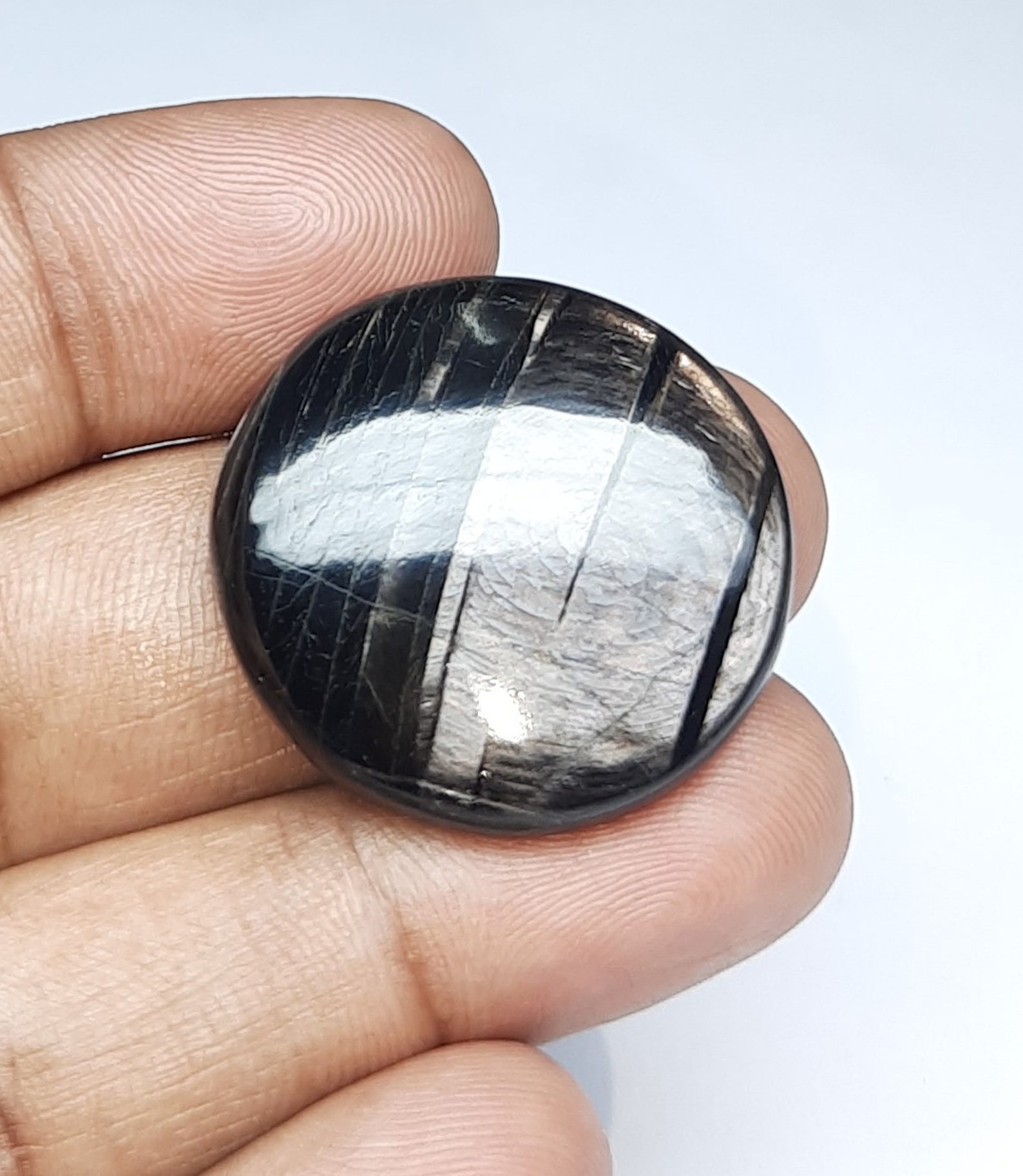 Hypersthene gemstone full flashy Hypersthene smooth cabochon | Etsy