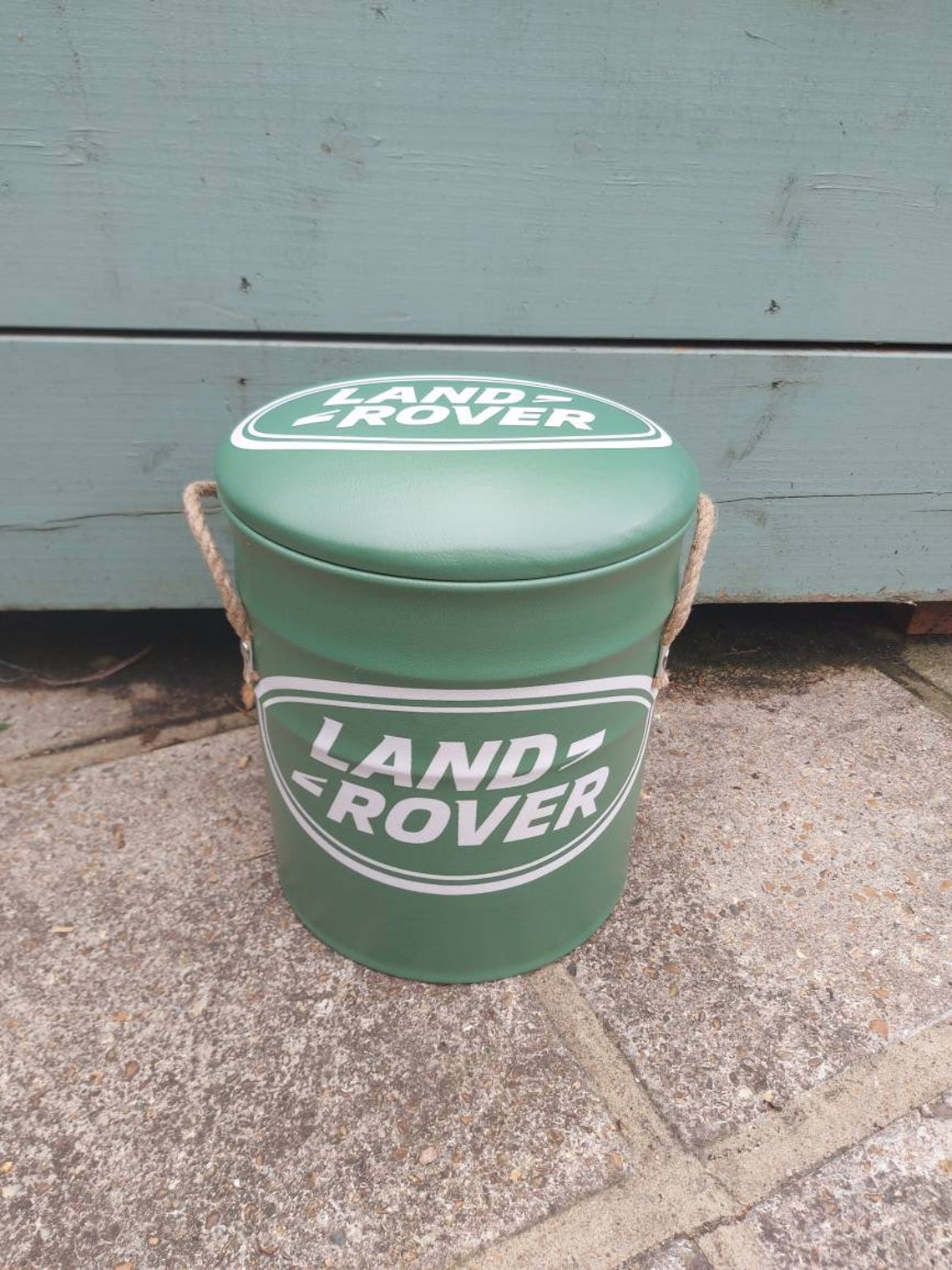 Land Rover Storage Stools with Padded Seat. Outside Bar | Etsy