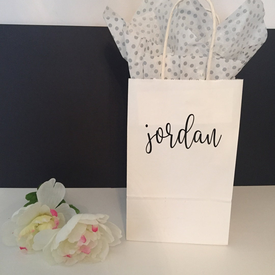 Personalized Gift Bag Small/custom Gift Bag/event Gift Bag/birthday ...