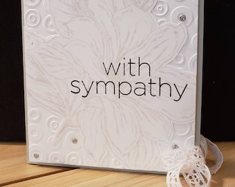 Large Sympathy Card | Etsy