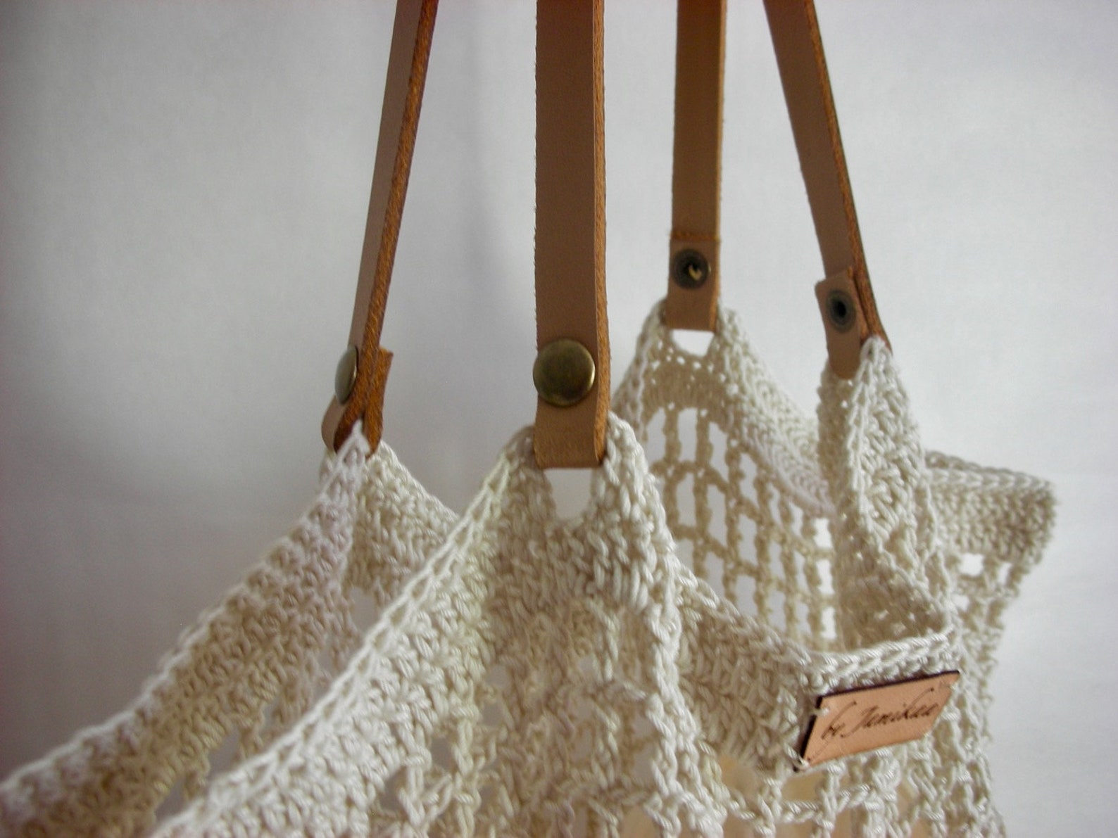 Net Crochet Bag, Tote Bag, Mesh Bag, Net Bag, Market Tote Bag, Summer ...