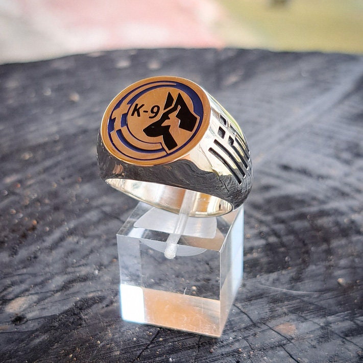 K9 Unit Sterling Silver Ring - Etsy