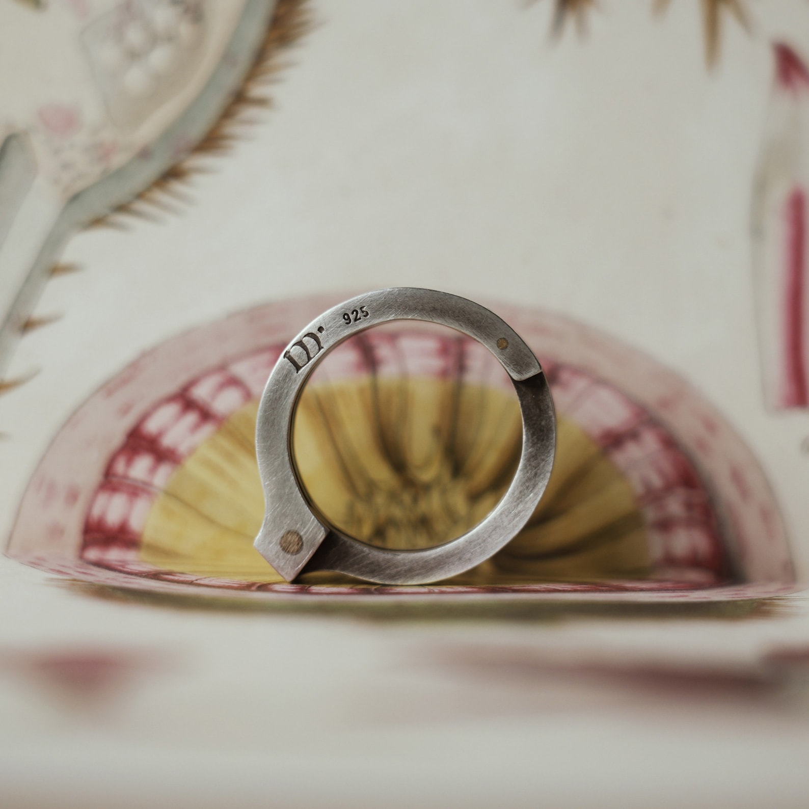 Lock Ring, Industrial Sterling Silver - Etsy