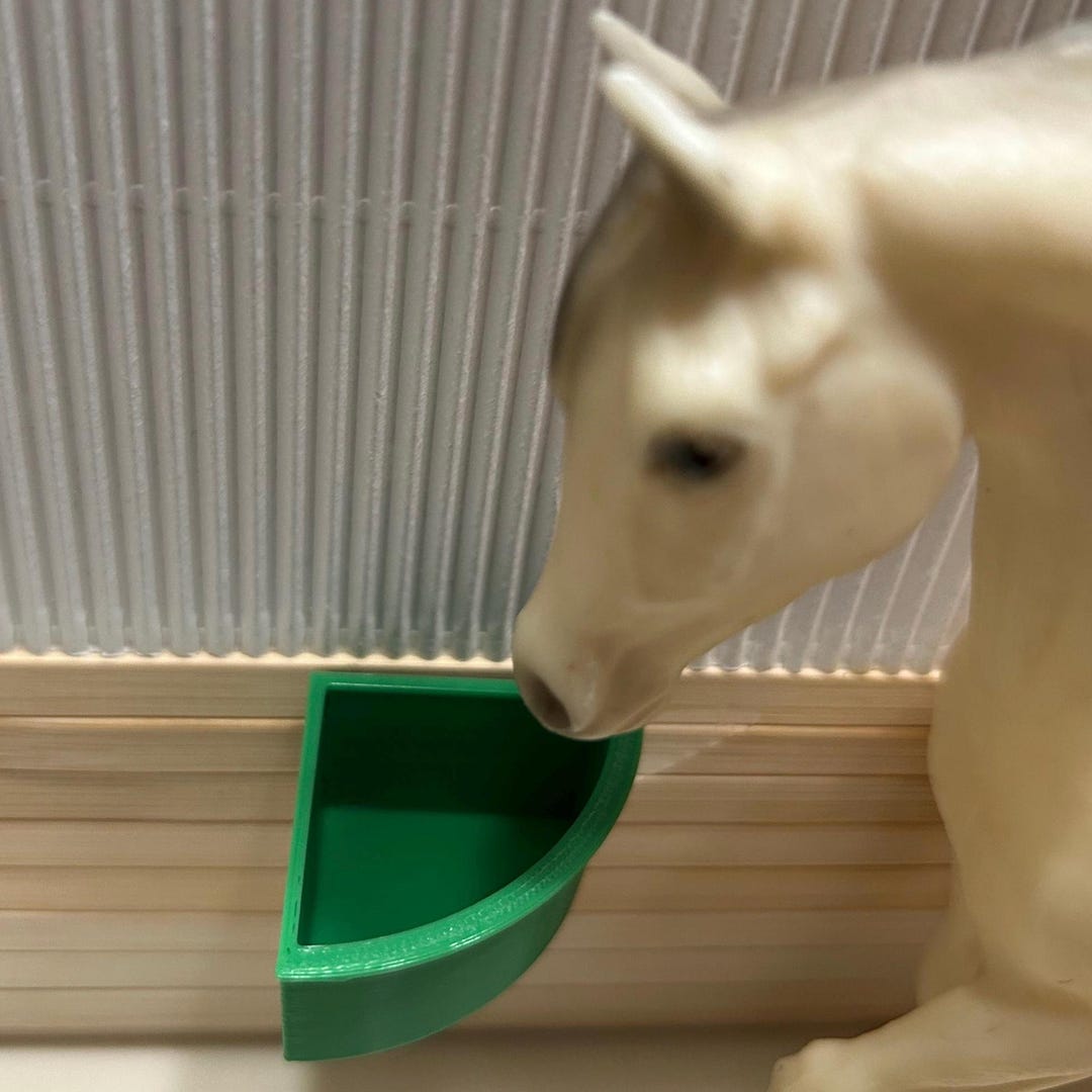 1:12 Corner Feeder Model Horse, Breyer Classic Scale. Corner Bucket. - Etsy