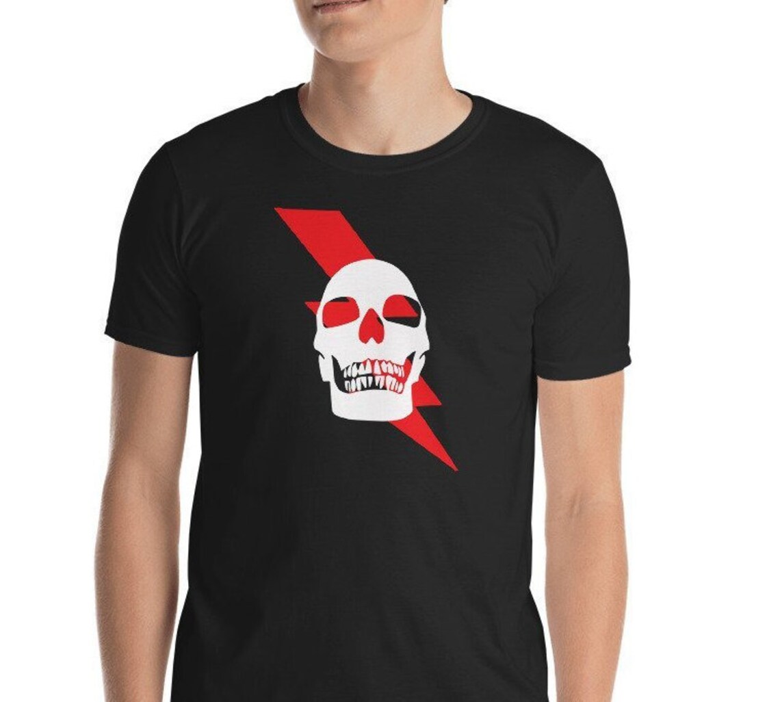 Shock Symbol Skull Culture Shocked Logo Tee | Etsy