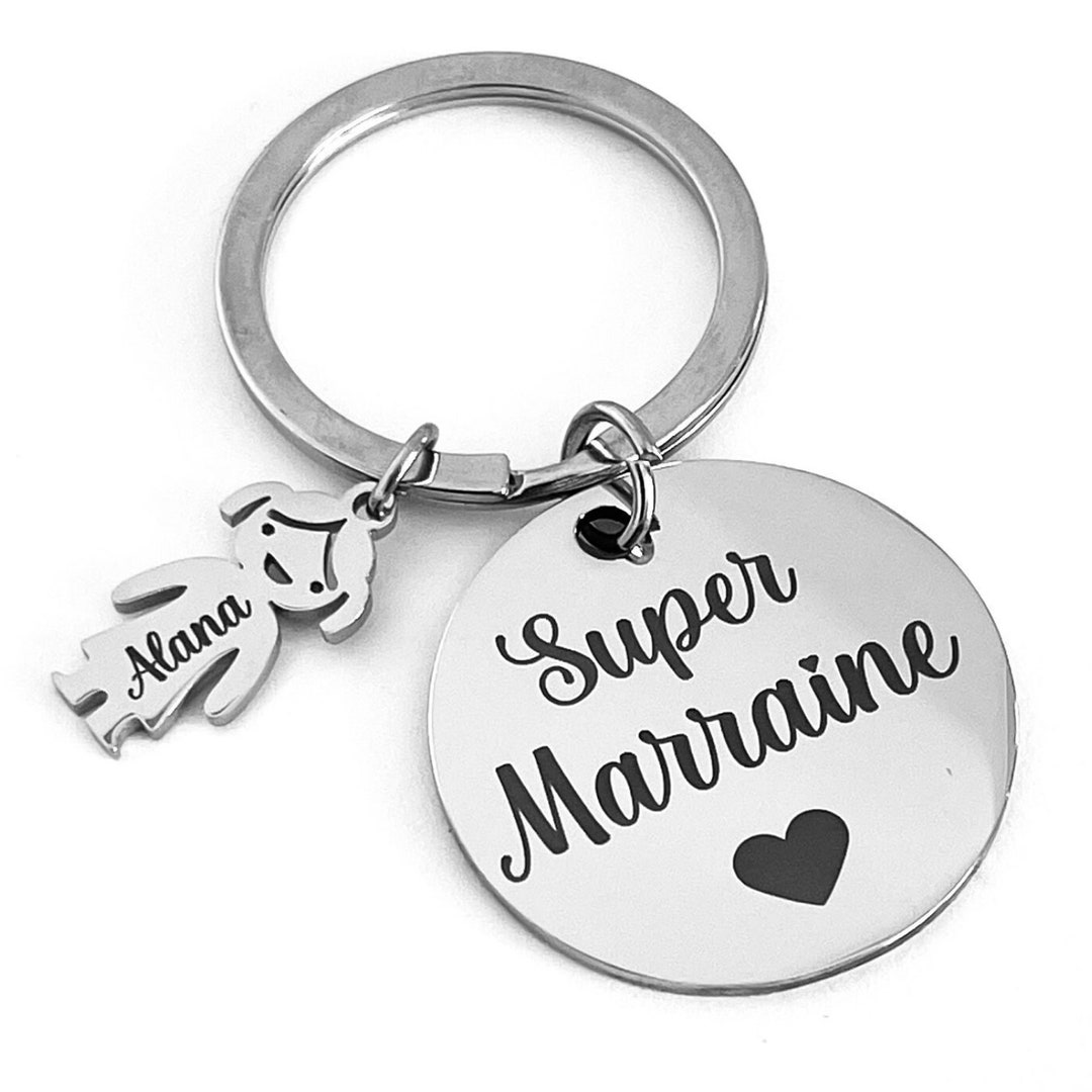 Personalized Stainless Steel Family Keyring - Etsy