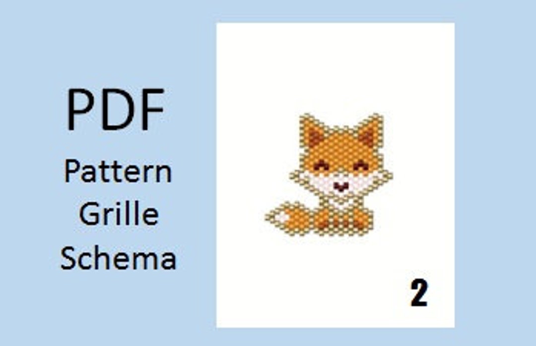 N2 / Kaiwaii Miyuki Fox Pattern / Miyuki Pattern / Miyuki Pattern ...