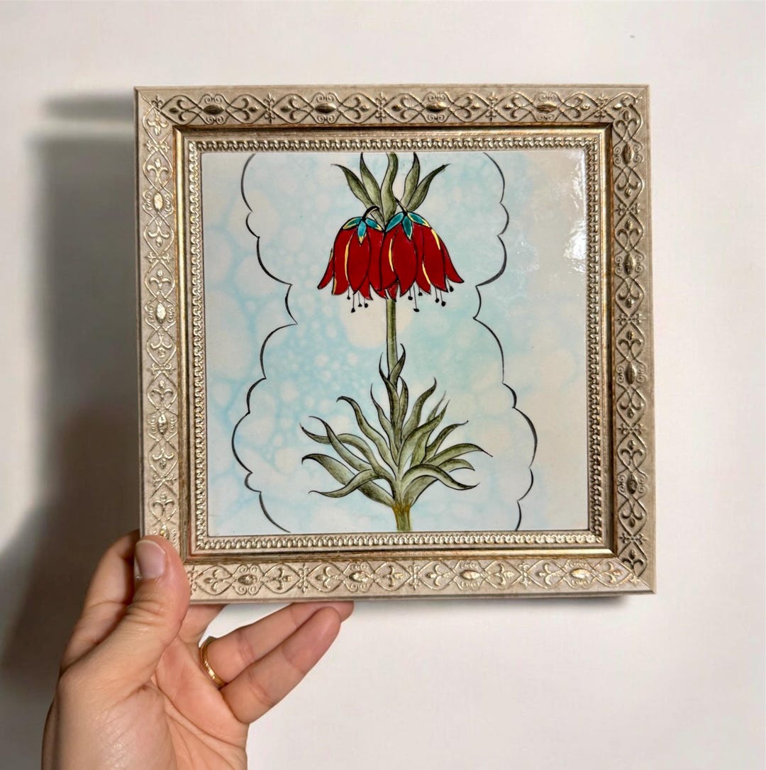 Hand-painted Ceramic | Traditional Turkish Tile Art “Çini” | Istanbul ...