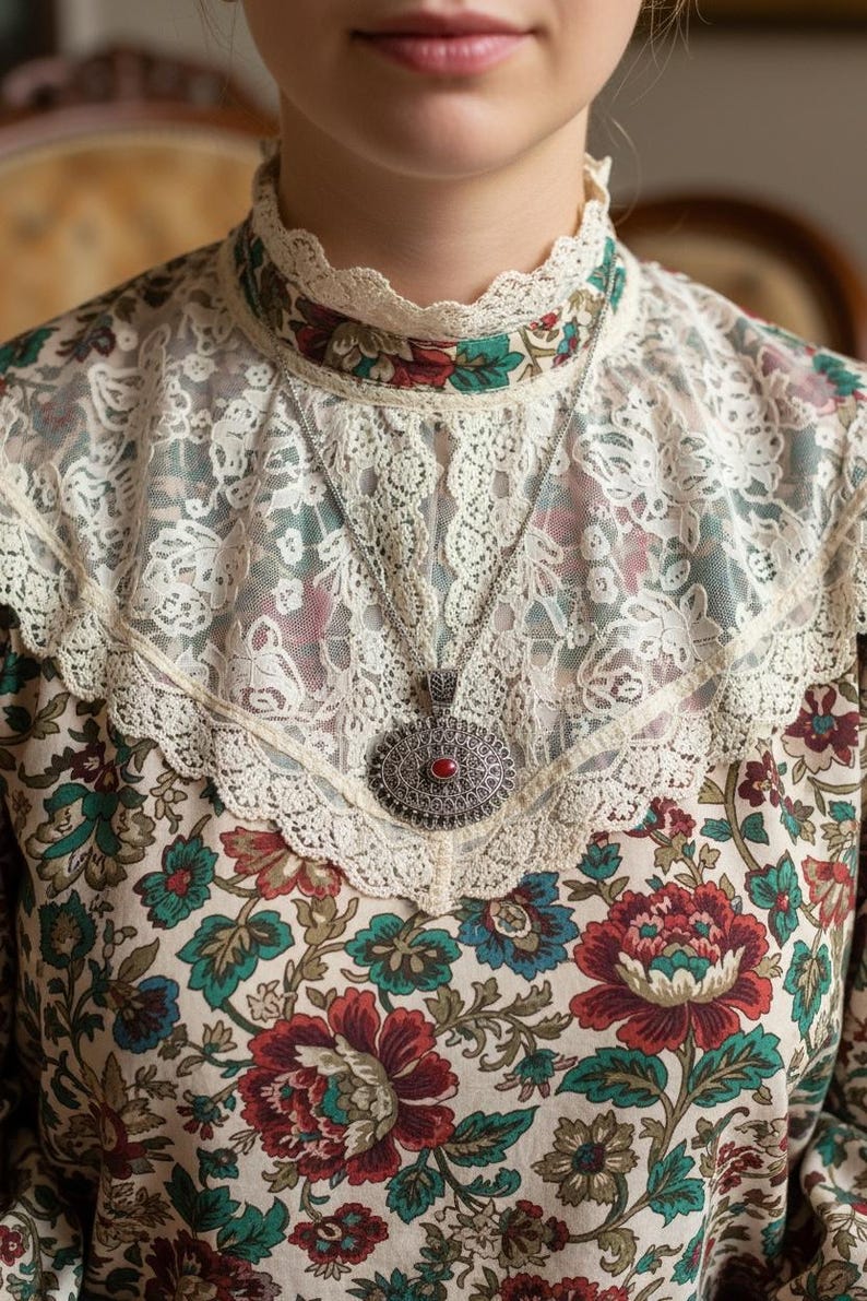 Vintage 1980s Turkish Filigree Necklace | Red Agate Telkari 925 Silver ...