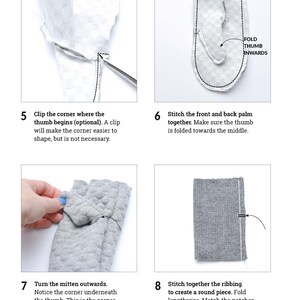 Tova Mittens Sewing Pattern pdf - Etsy Canada