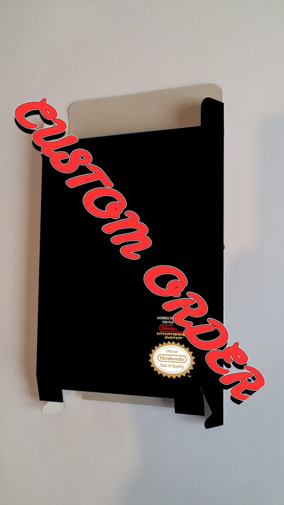 NES/ Nintendo Entertainment System Custom Game Boxes. Ask | Etsy