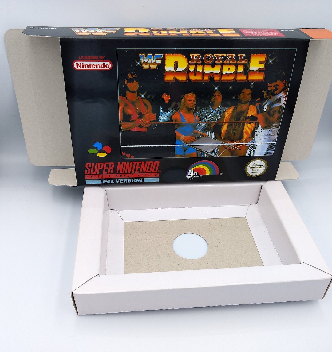WWF Royal Rumble - PAL - Replacement Box With Inner Tray Option - SNES ...